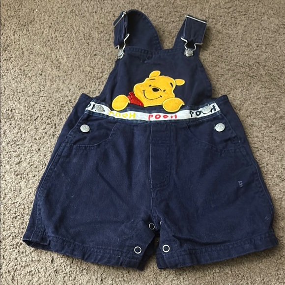 Disney | Bottoms | Disney Blue Winnie The Pooh Overalls | Poshmark